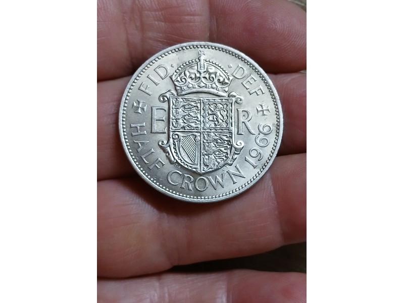 KO 230 - V Britanija - pola krune 1966 - opis -