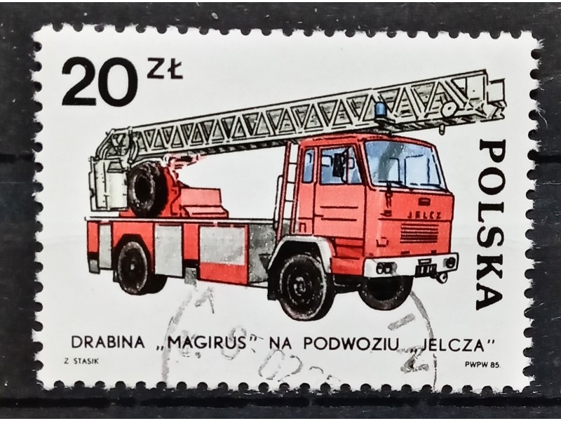 POLJSKA 1985 - VATROGASNO VOZILO "MAGIRUS" *