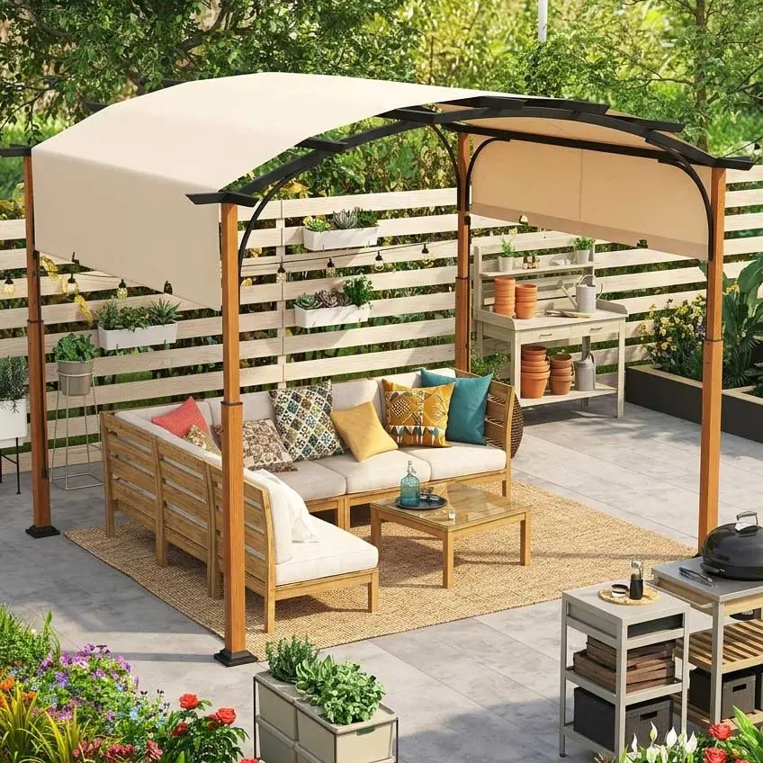 Pergola Sa Lučnim Krovom 3.6 x 3 m Venturo Prestige