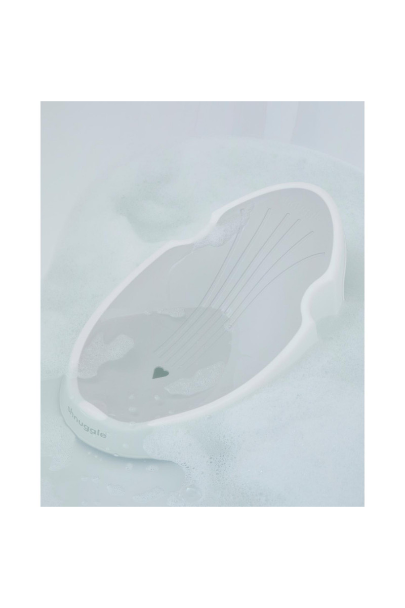 Shnuggle podloga za kupanje bebe(0-6M), White/Grey