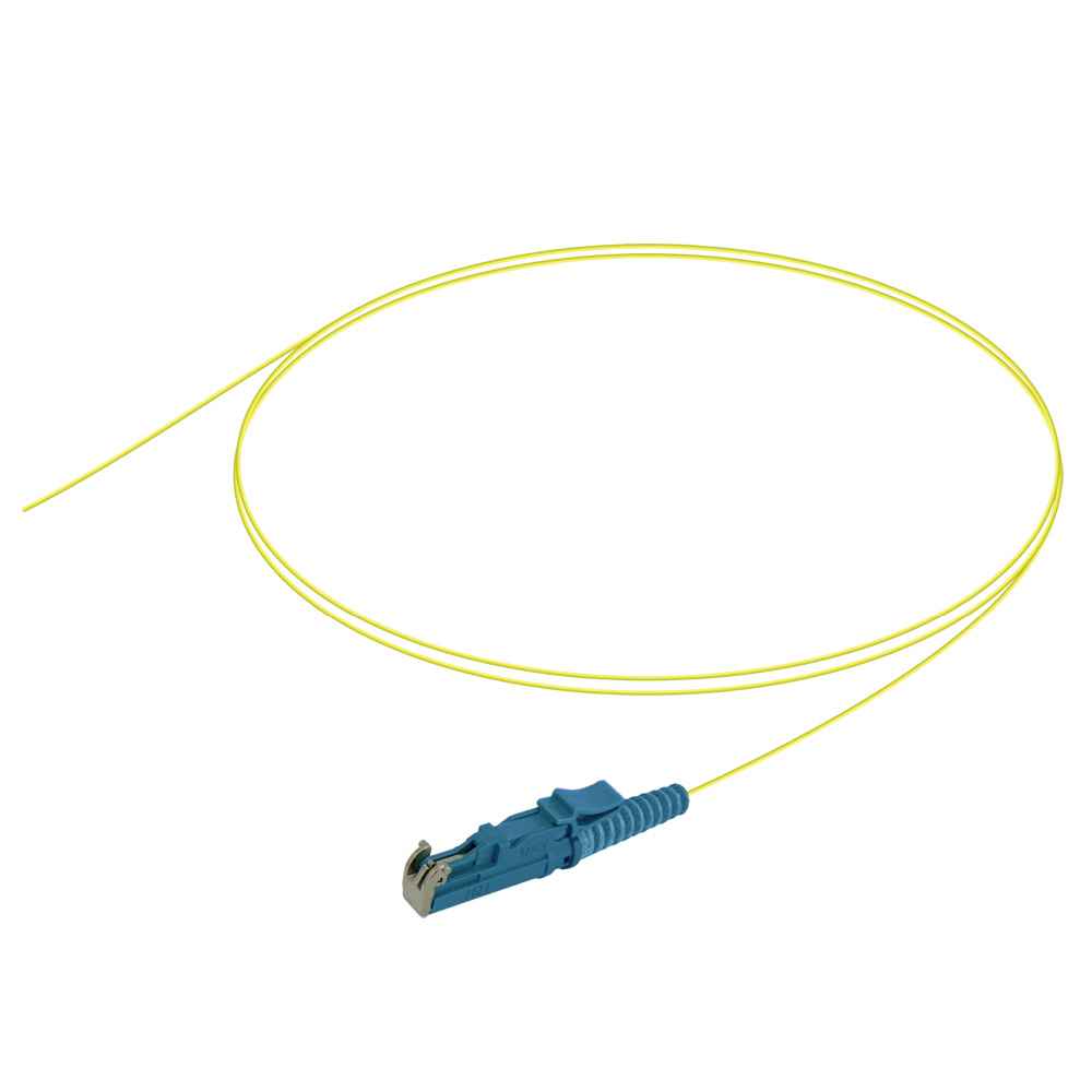 Single Mode Pigtail E2000/UPC G657.A2, duž.2m