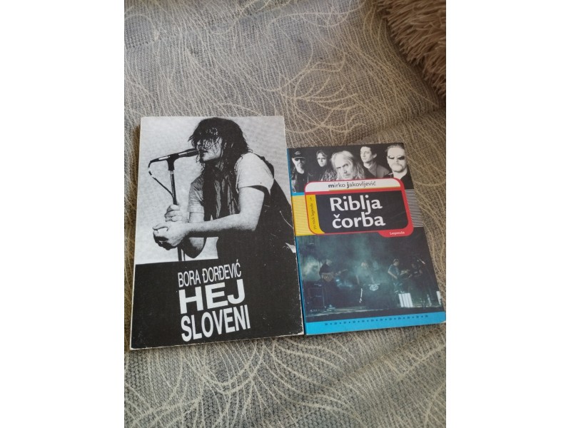 Riblja Corba,Bora Djordjevic lot 2 knjige
