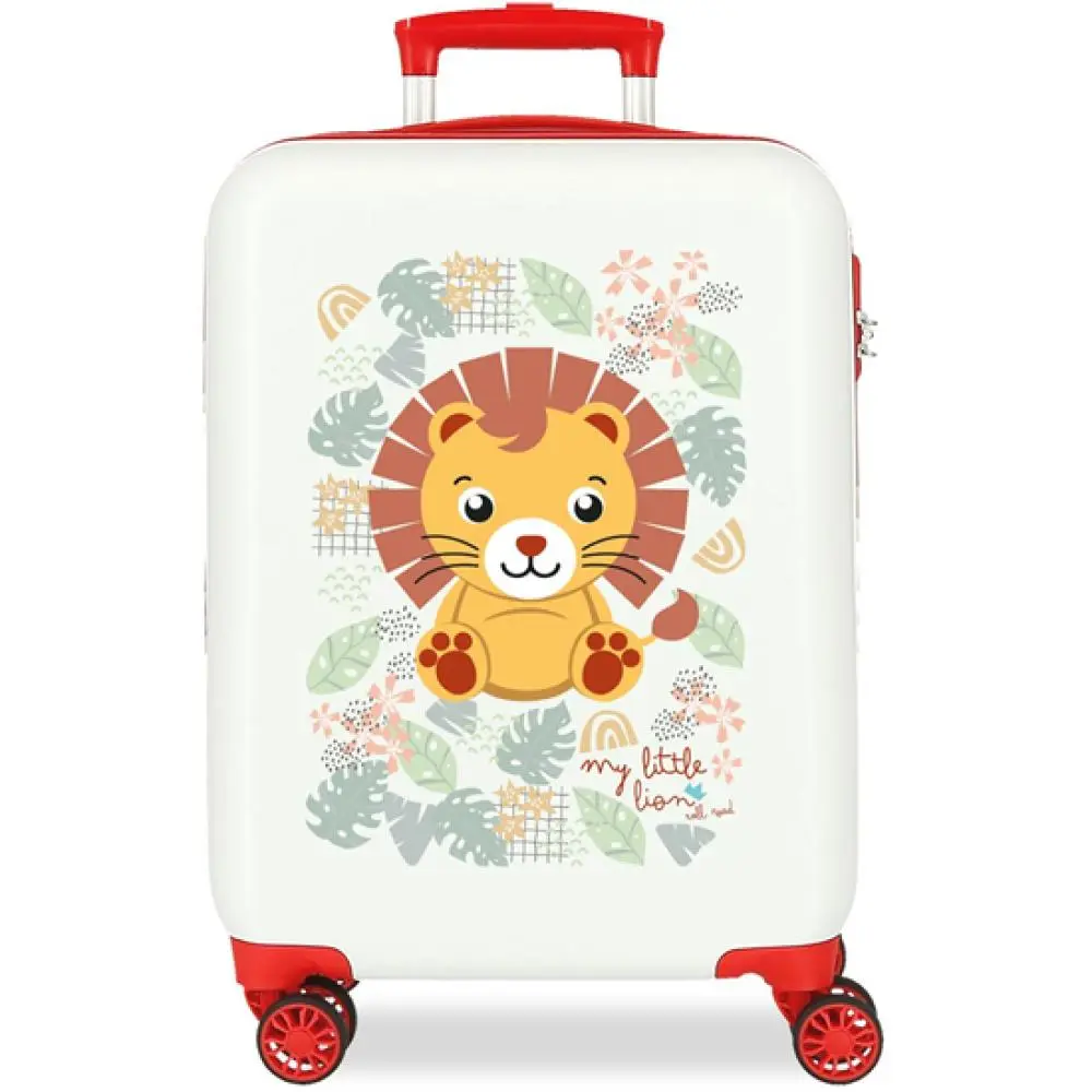 Putni kofer 50cm Roll Road Happy Pets Lion white/red 49913