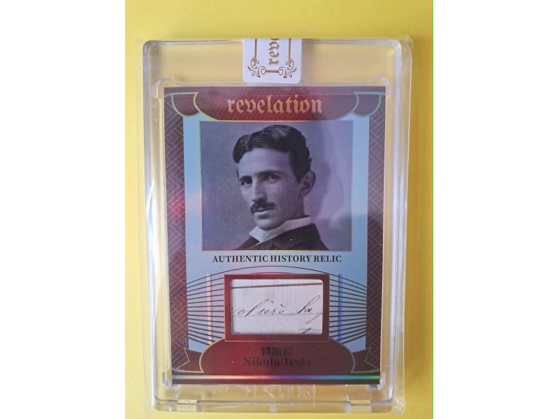 Nikola TESLA / 99 REVELATION History Relic kartice
