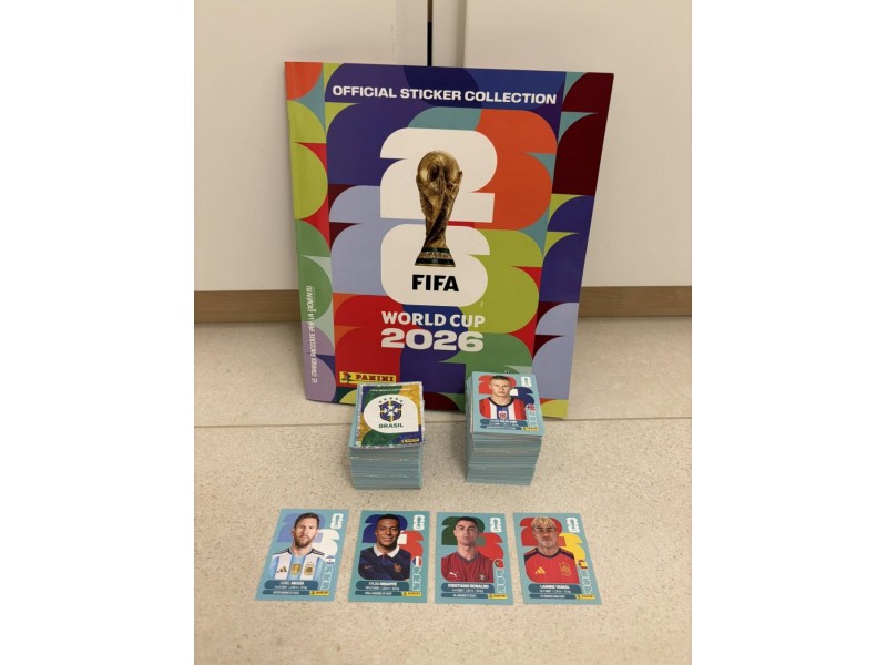 ALBUM PANINI FIFA WORLD CUP 2026 + CEO SET MINT SLICICA