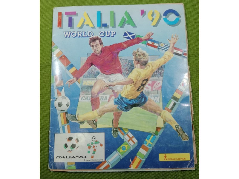 ALBUM panini ITALIJA 90 WORLD CUP