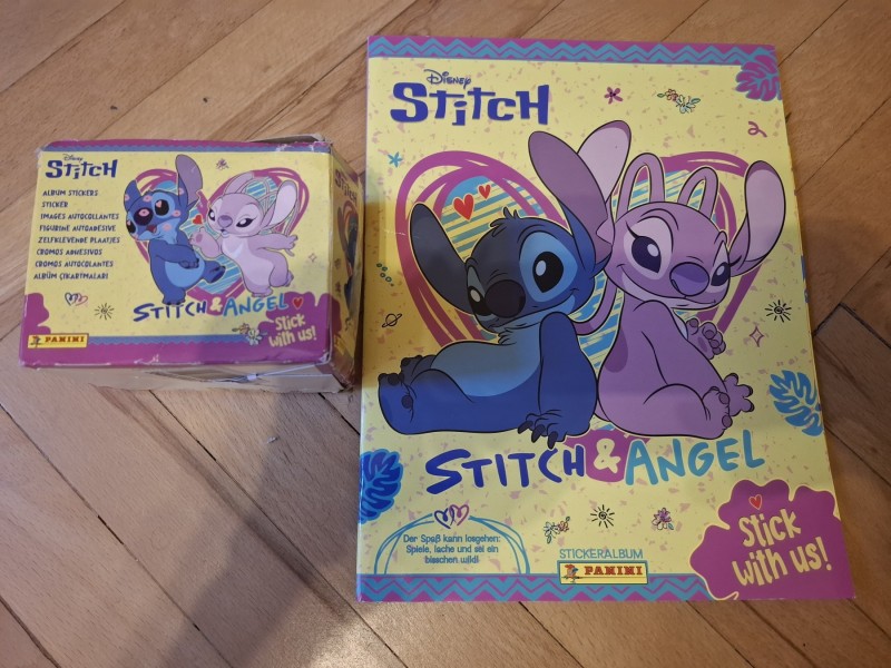 Stitch and Angel - kutija sa 36 kesica i prazan album