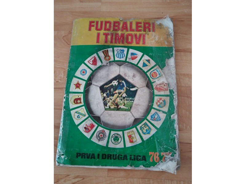 Album sa sličicama fudbalera 76,77