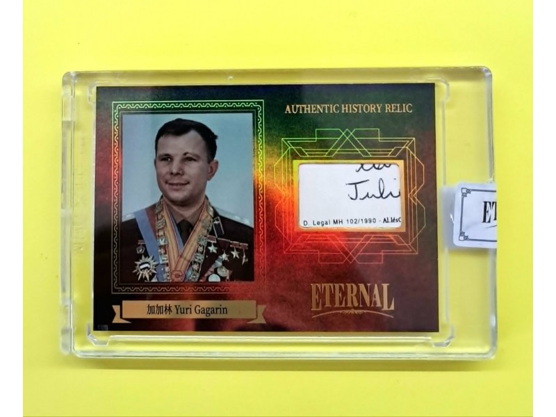 Yuri Gagarin / 99 ETERNAL History Relic kartice
