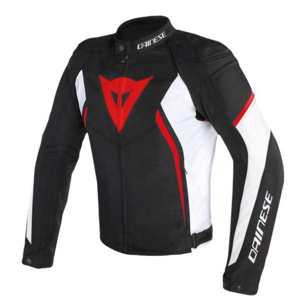 DAINESE Avro d2 tex jakna crn/bel/crv