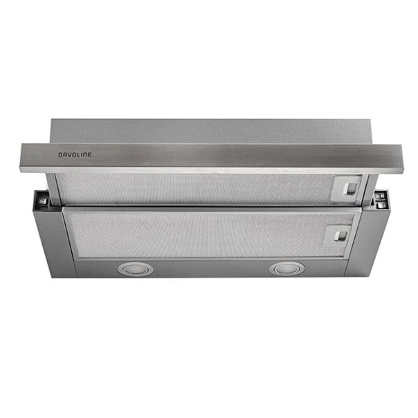 Davoline OMEGA PLUS GR/IX, ugradni, sivo telo inox front