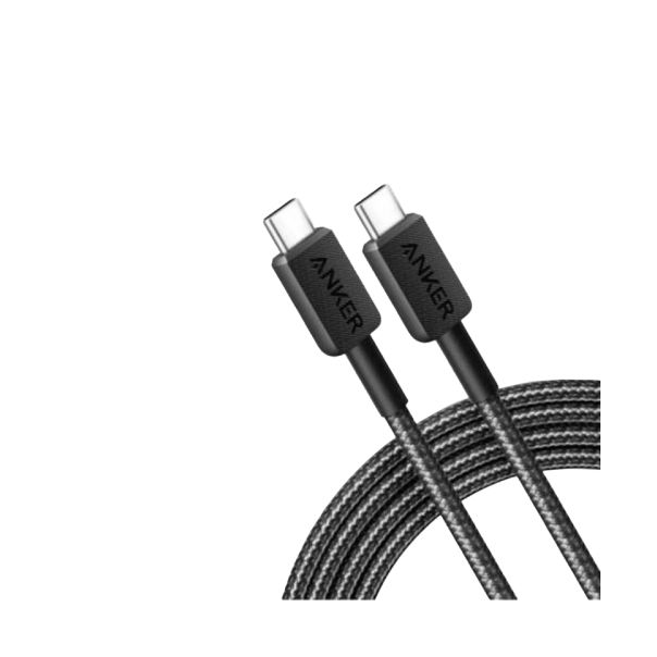 ANKER 322 TypeC na TypeC kabl pleteni 1.8m, crna