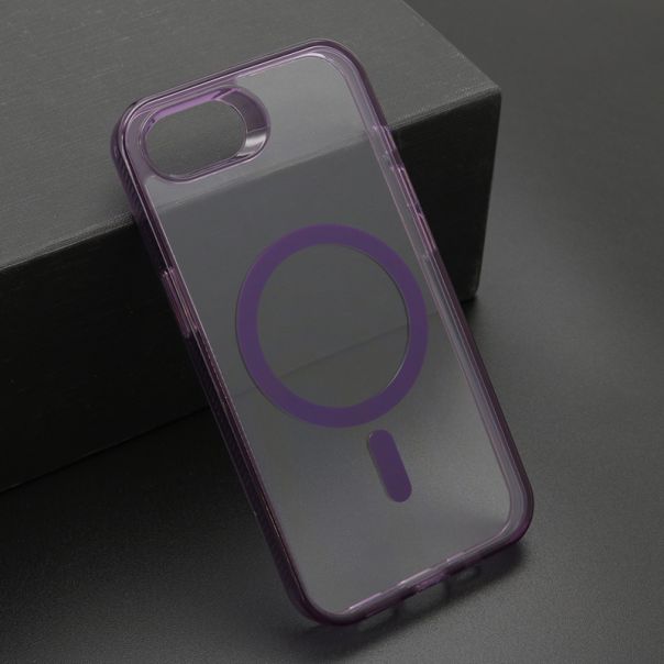 Futrola Color frame MagSafe za iPhone 16E, ljubičasta