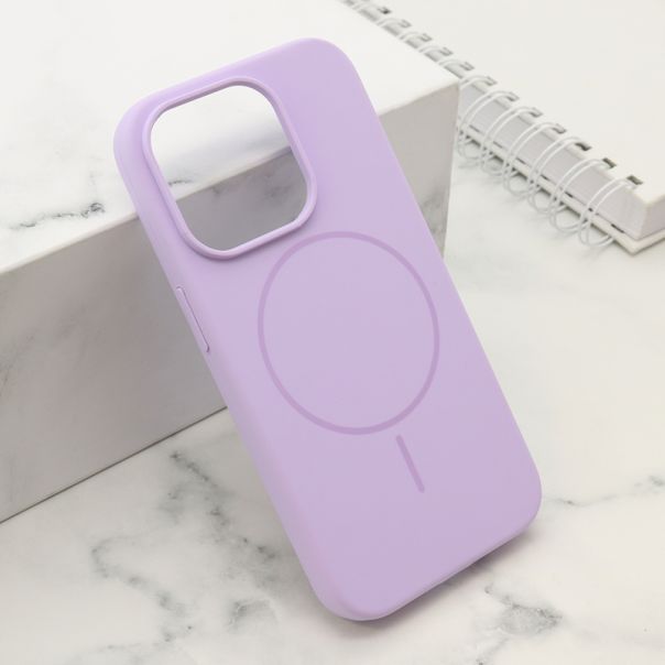 Maska FLEX MagSafe za iPhone 15 Pro, ljubičasta