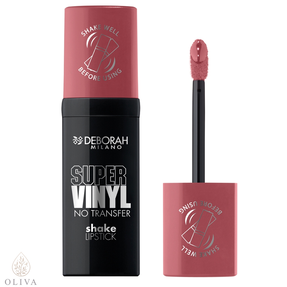 DEBORAH SUPER VINYL NO TRANSFER RUŽ ZA USNE 01 ROSE