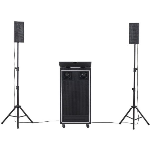 AKAI DJ sistem bluetooth zvučnika Djpowerpro, crna