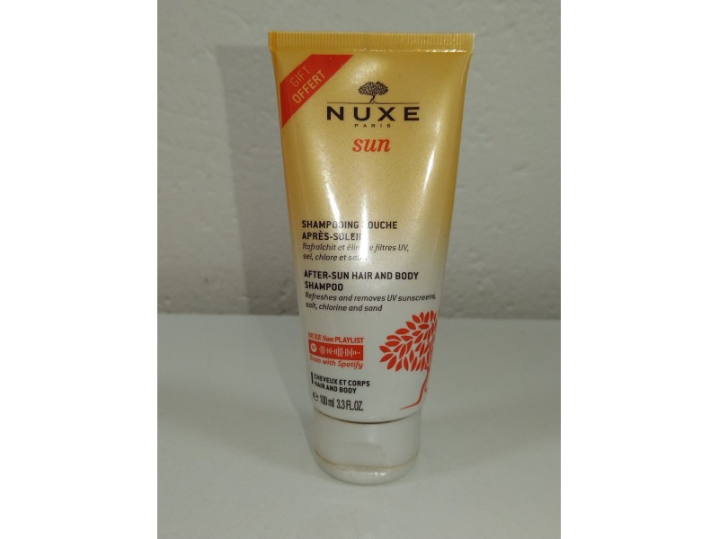 Nuxe sun after sun hair and body shampoo 100ml