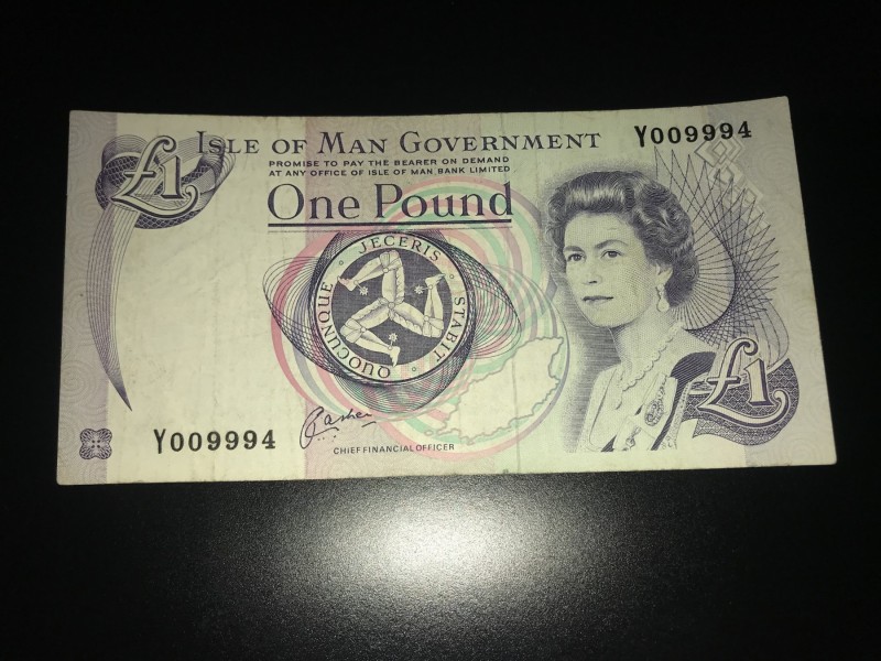ISLE OF MAN 1 POUND.