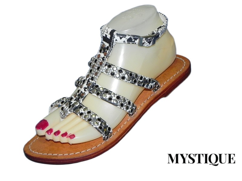 **MYSTIQUE**kožne lagane sandale-gladijatorke br.38