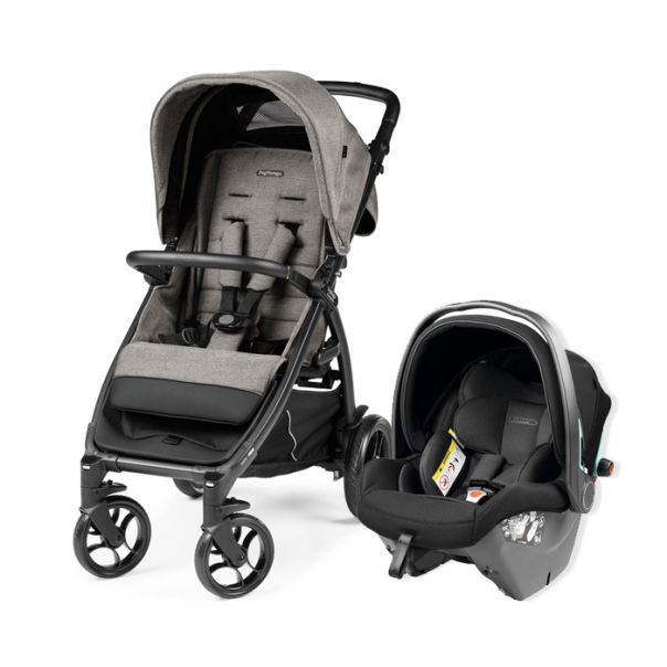 PEG PEREGO KOLICA BOOKLET 50 TRAVEL SISTEM - CITY GREY I AUTOSEDISTE SLK BLACK