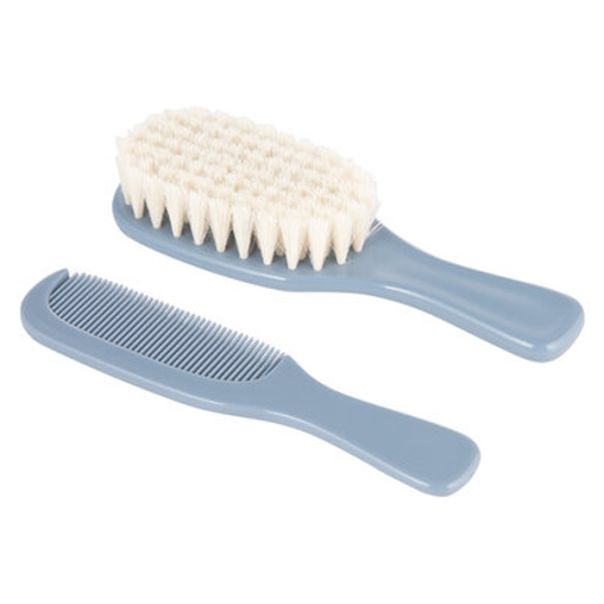 CANPOL BABIES CESALJ I CETKA NATURAL BRISTLES 7/406 GOLD BLUE