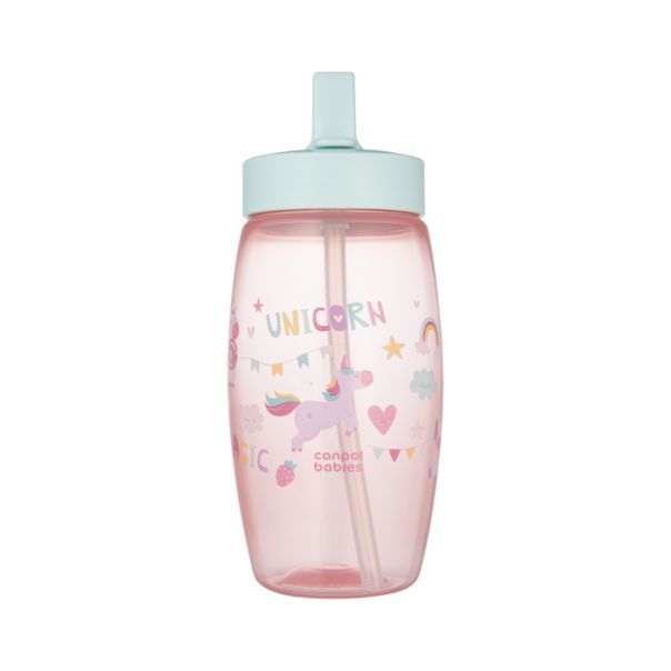 CANPOL BABIES SPORTSKA SOLJA SA SAVITLJIVIM KLJUNOM OD 400ML UNICORNS 56/618_PIN