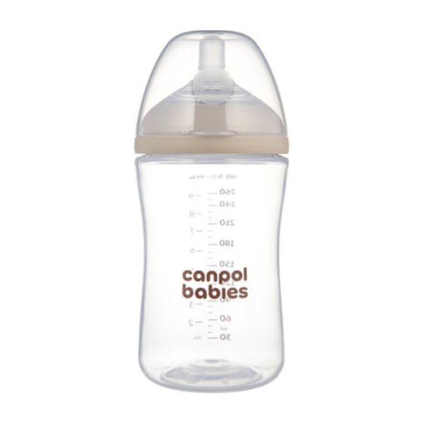 CANPOL BABIES FLASICA ANTIKOLIK DUAL ZONE 260ML NATURAL 35/401
