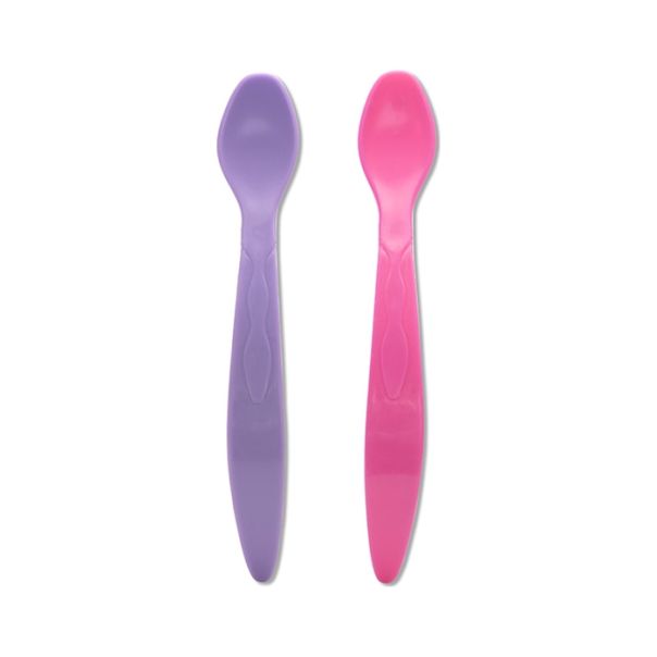 LORELLI SET FLEKSIBILNIH KASIKA ZA BEBE - PINK/PURPLE