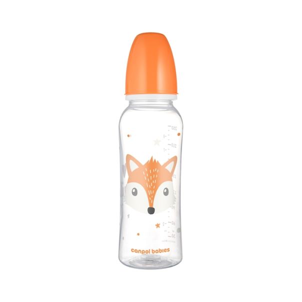 CANPOL BABIES FLASICA CUTE ANIMALS 250ml (11/841) - ORANGE