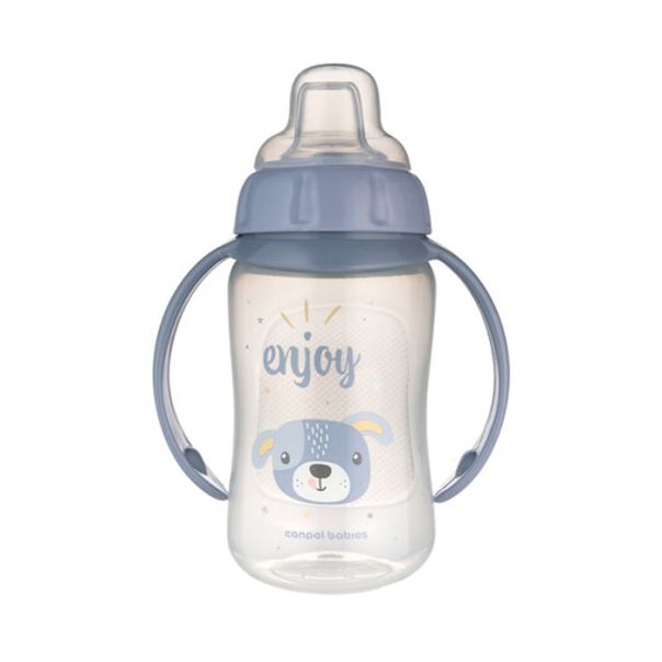 CANPOL BABIES FLASICA/SOLJA SA KLJUNOM I RUCKAMA 56/512 - TRAINING 320ML -CUTE ANIMALS