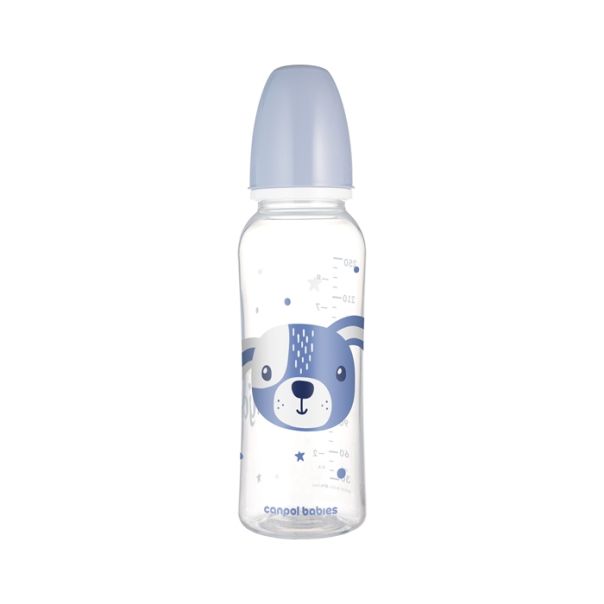 CANPOL BABIES FLASICA CUTE ANIMALS 250ml (11/841) - BLUE