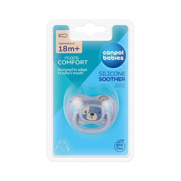 CANPOL BABIES SILIKONSKA VARALICA 18M+ CUTE ANIMALS BLUE 34/926_BLU