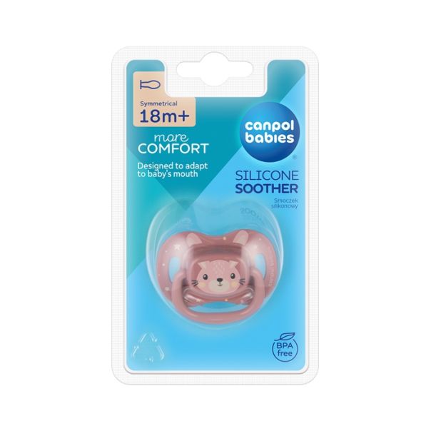 CANPOL BABIES SILIKONSKA VARALICA 18M+ CUTE ANIMALS PINK 34/926_PIN