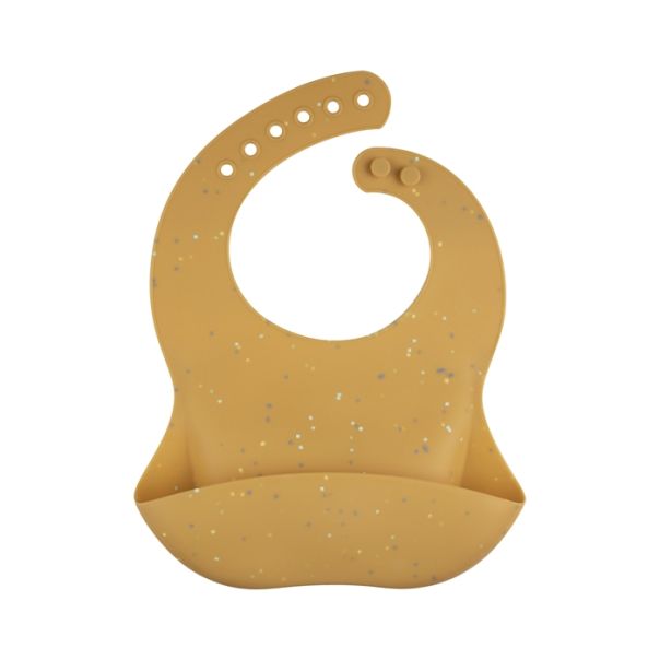CANPOL BABIES SILIKONSKA PORTIKLA SA DZEPOM DOTS 51/029 YELLOW
