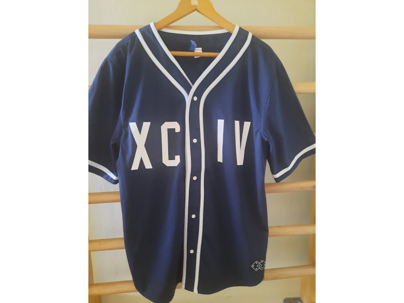 H&M Divided XCIV D & B Supply Button Down Baseball (L)