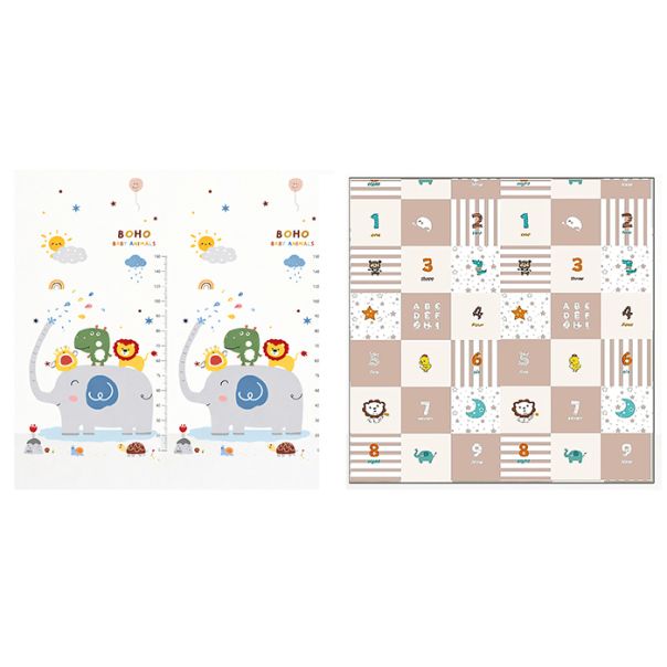BBO SKLOPIVA PODLOGA ZA IGRU OD PENE (CC6603) - ELEPHANT & BABY ANIMALS (180x200x1cm)