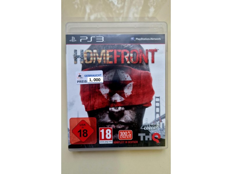 Homefront PS3 (Sony playstation 3)