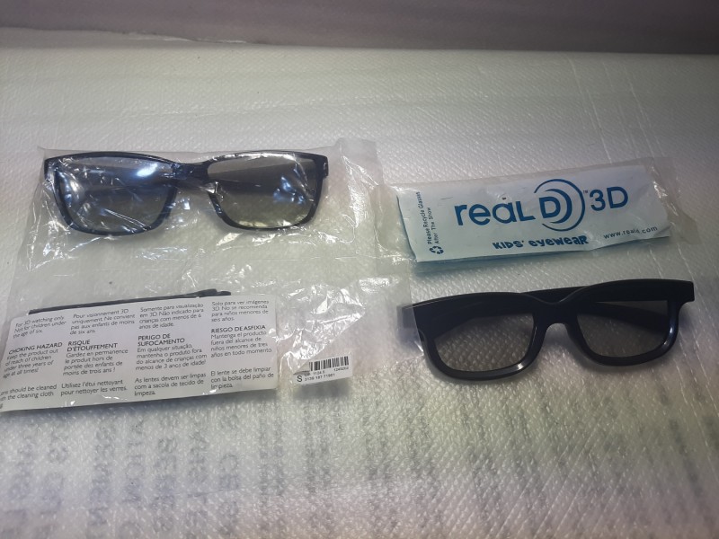 LOT 3D NAOČARA NOVE PHILIPS I REALD 3D KIDS NEPROBANO