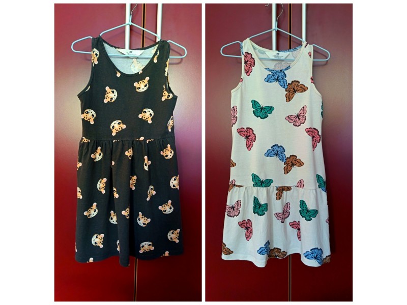 H&M lagane letnje haljine 5-6 g.