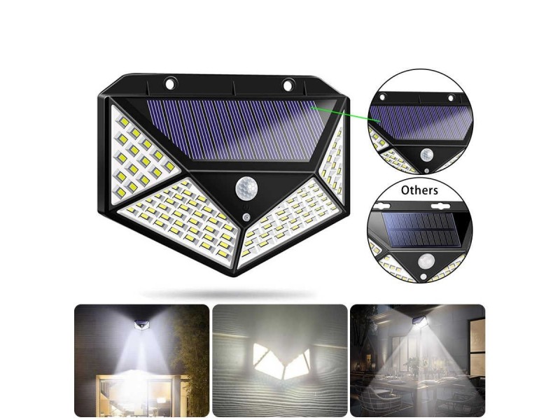 Solarni LED Reflektor NOVA Solarna Bastenska Lampa AKCI