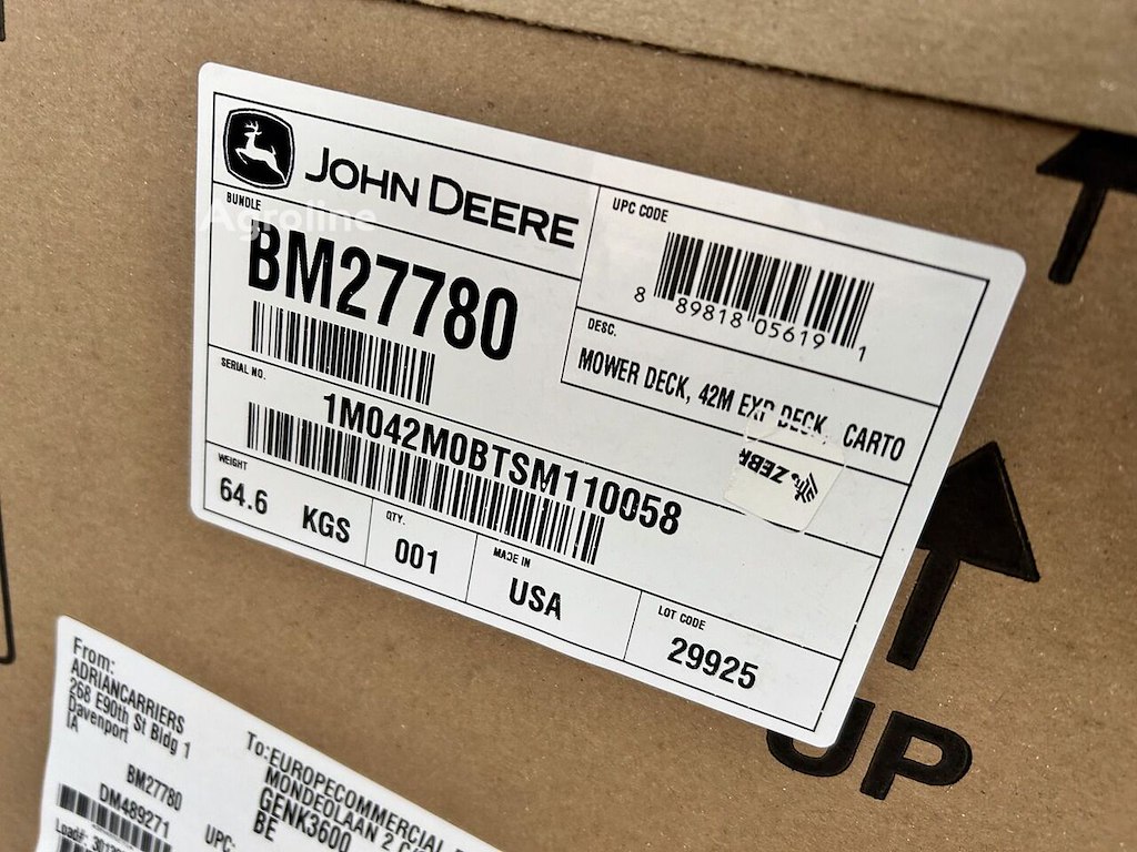 Nova John Deere 42M MAAIDEK rotaciona kosilica