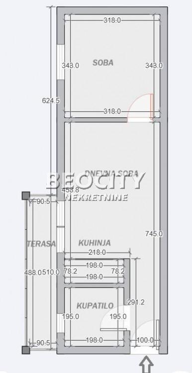 Zvezdara, Kaluđerica, Cetinjska , 1.5, 37m2