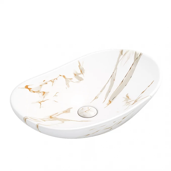 Lavabo nadgradni MINOTTI 615x360x155 calacata