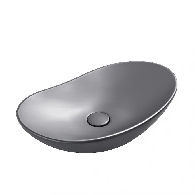Lavabo nadgradni MINOTTI 615x360x155 dark grey