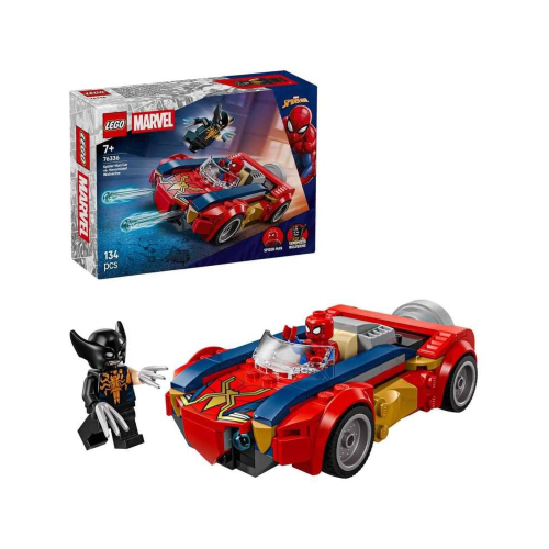 Lego Marvel - Spider-man Car Vs Venomized Wolverine