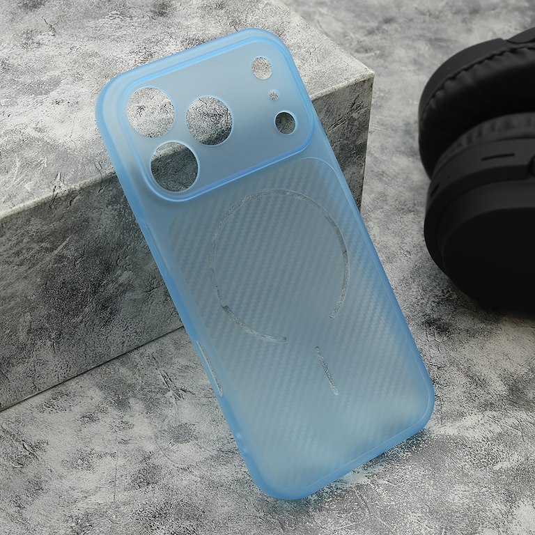 Zastitna maska (futrola) AIR STRIPE - iPhone 17 Pro plava (MS)