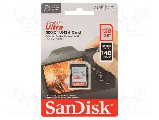 SDXC Ultra SanDisk 128GB Ultra, SDSDUNB-128G-GN6IN