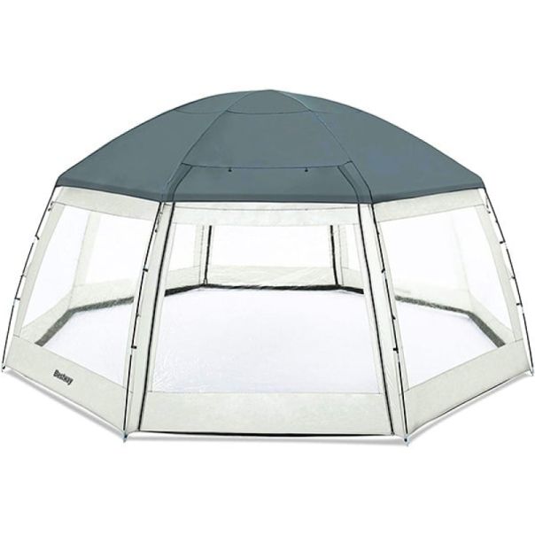 BESTWAY Gazebo za okrugle bazene 600x600x295cm 58612
