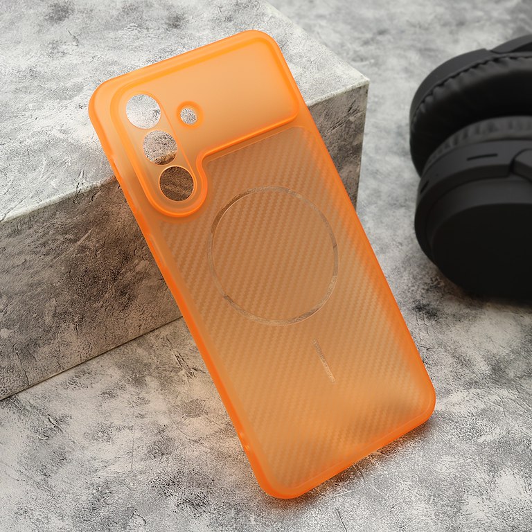 Zastitna maska (futrola) AIR STRIPE - Samsung A576 Galaxy A57 5G narandzasta (MS)