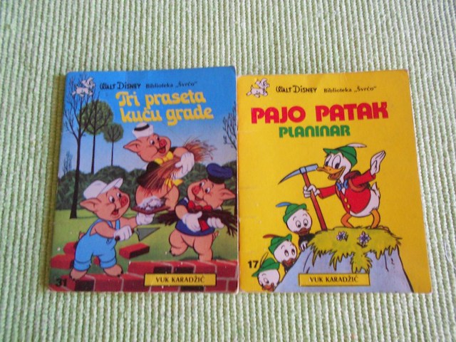 Ex Yu Walt Disney - 2 knjige iz 1981. - kao nove